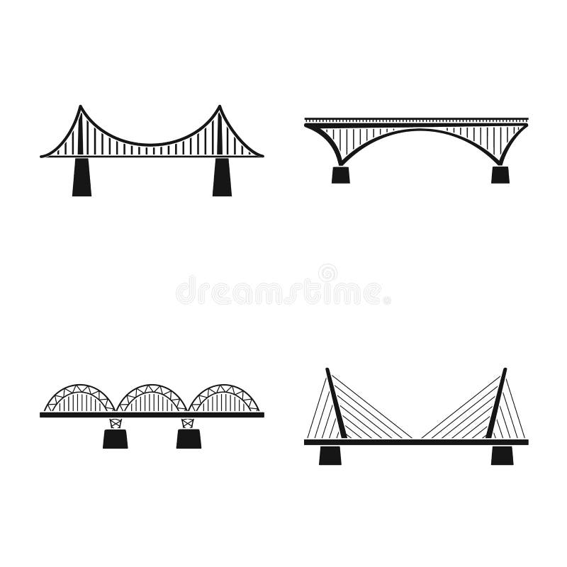 Vector Illustration Of Construct And Side Symbol Collection Of 4848