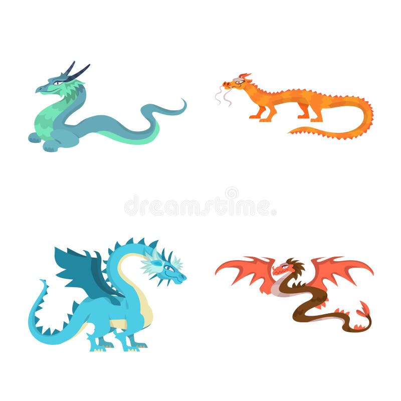 Isolated Object of Creature and Animal Logo. Collection of Creature and ...