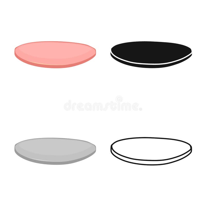 Isolated Object of Cutlet and Sausage Logo. Web Element of Cutlet and ...