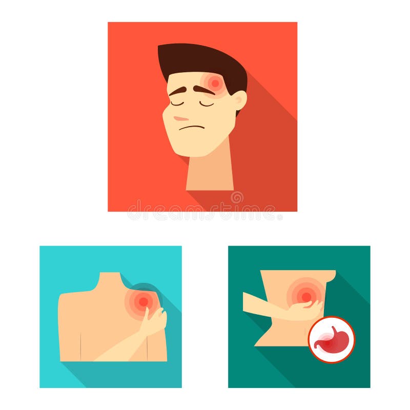Vector Illustration of Damage and Wound Icon. Collection of Damage and ...