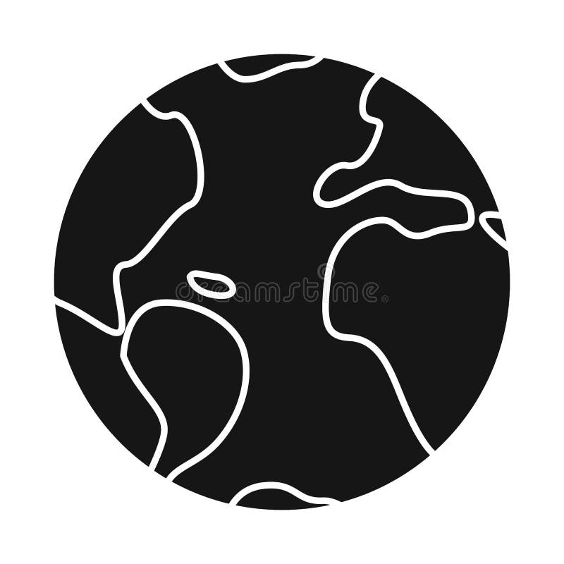 Isolated Object of Earth and Globe Sign. Web Element of Earth and ...