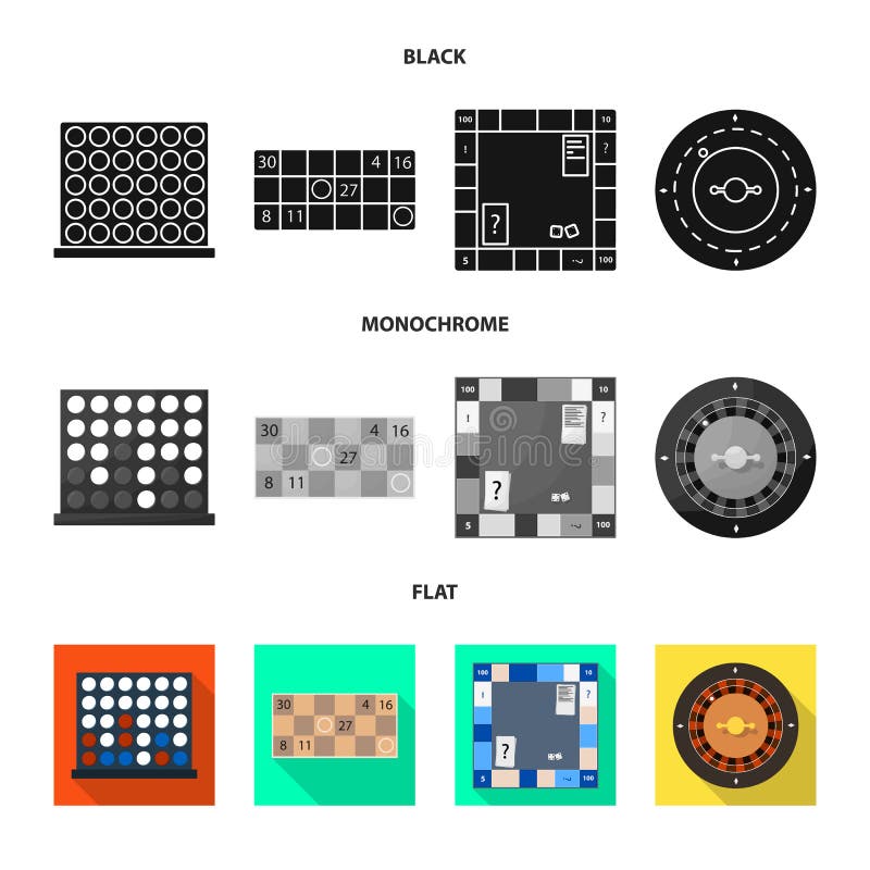 Isolated Object of Entertainment and Competition Icon. Collection of ...