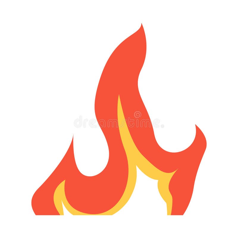 Isolated Object of Flame and Hot Logo. Set of Flame and Light Vector ...