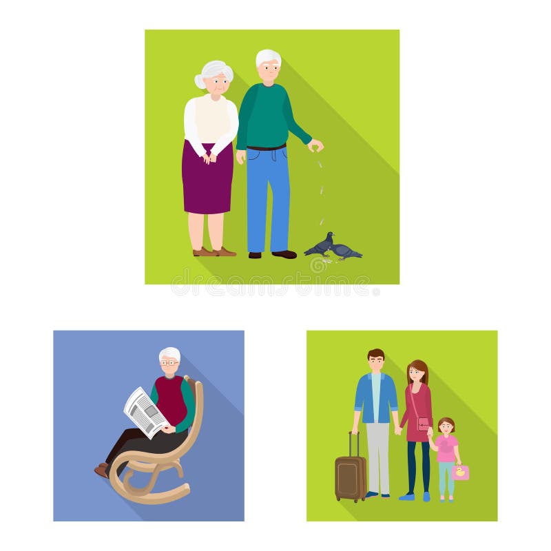 Isolated Object of Generation and Happy Symbol. Set of Generation and ...