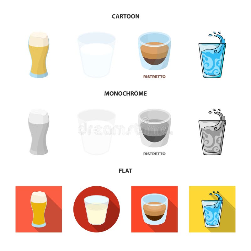 Isolated Object of Glass and Transparent Logo. Collection of Glass and ...