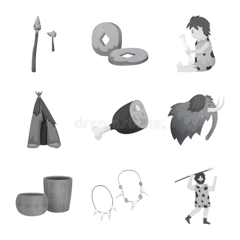 Isolated Object Of History And Era Symbol. Collection Of History And ...