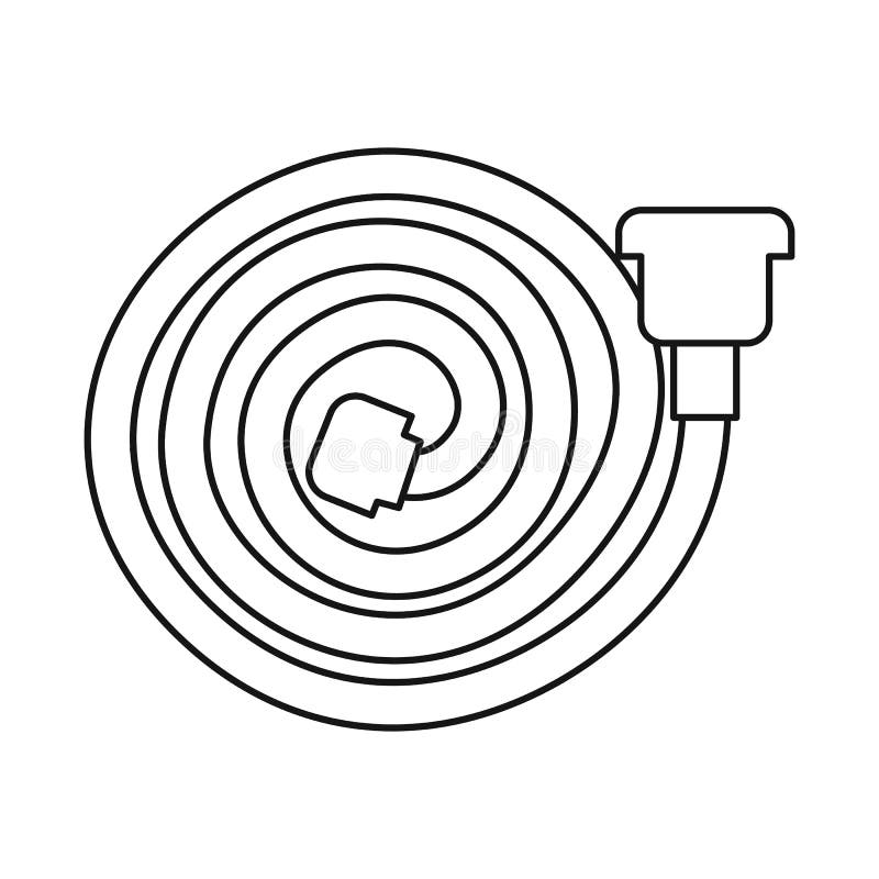 Vector Fire Hose Spraying Water Stock Illustrations – 201 Vector Fire ...