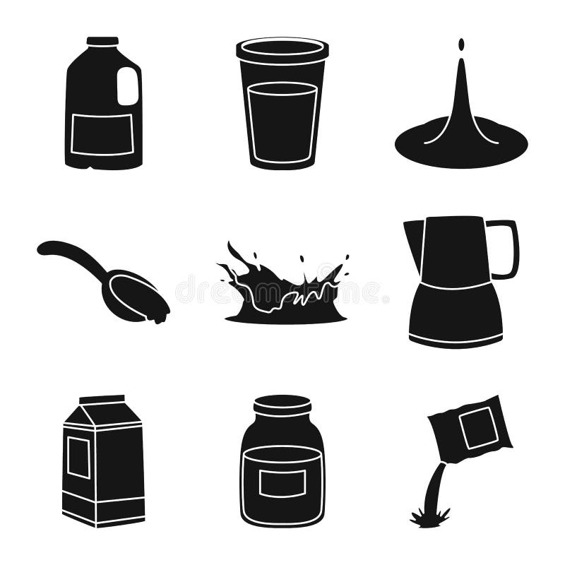 Isolated Object of Ingredient and Organic Icon. Collection of ...