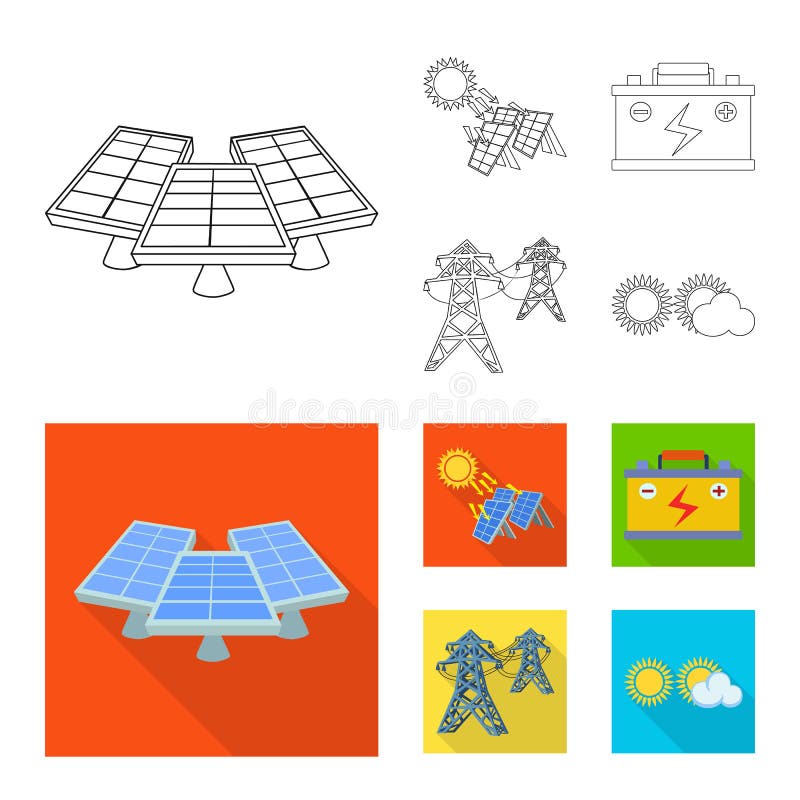 Isolated Object of Innovation and Technology Icon. Set of Innovation ...