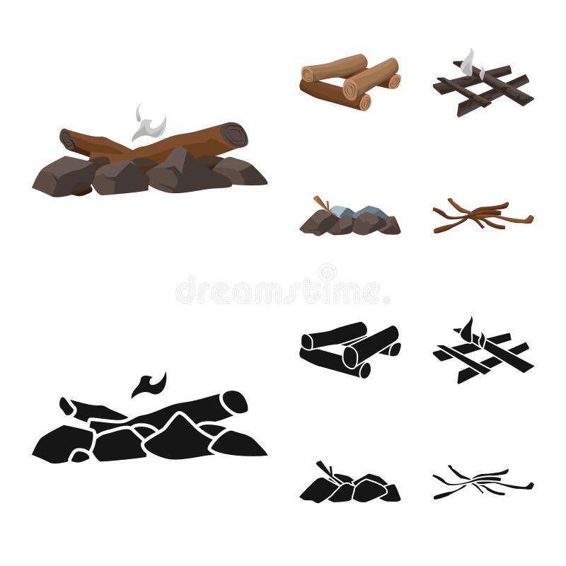 Isolated Object Of Material And Logging Symbol Collection Of Material