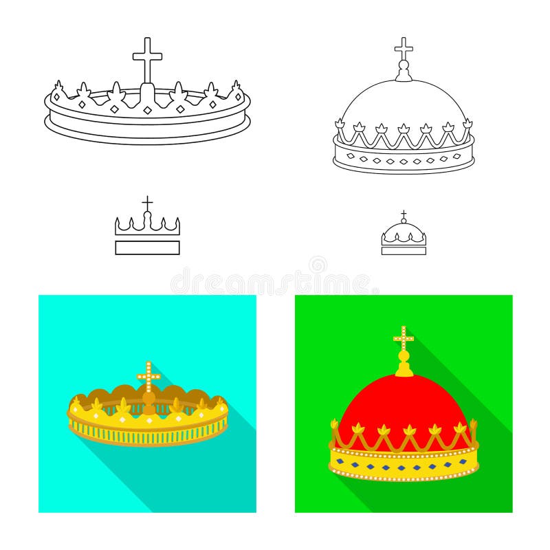 Isolated Object of Medieval and Nobility Icon. Collection of Medieval ...