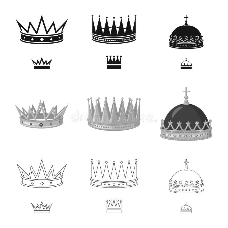 Isolated Object of Medieval and Nobility Icon. Set of Medieval and ...
