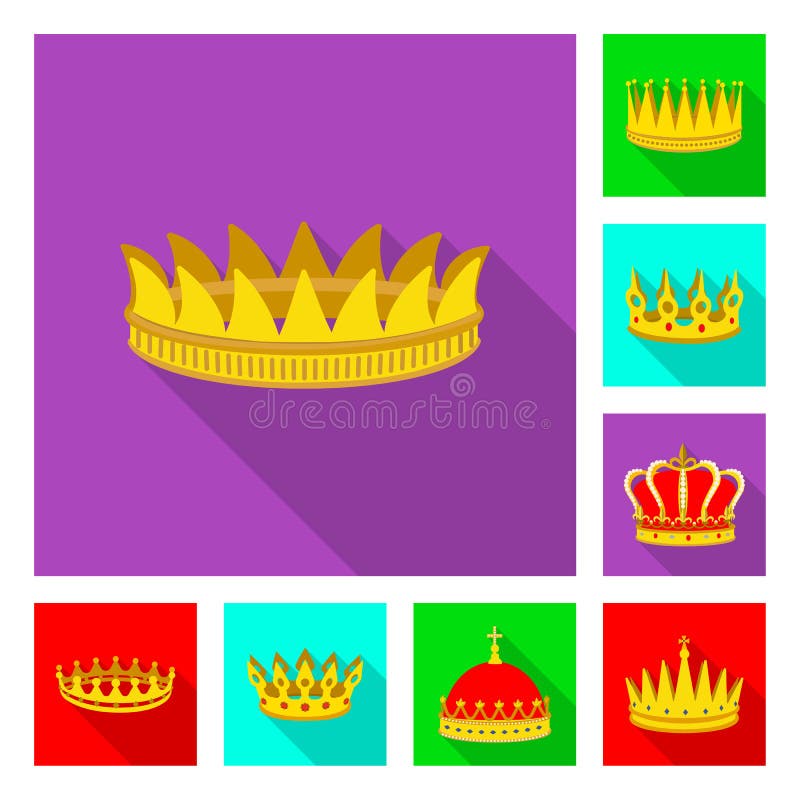 Isolated Object of Medieval and Nobility Icon. Set of Medieval and ...