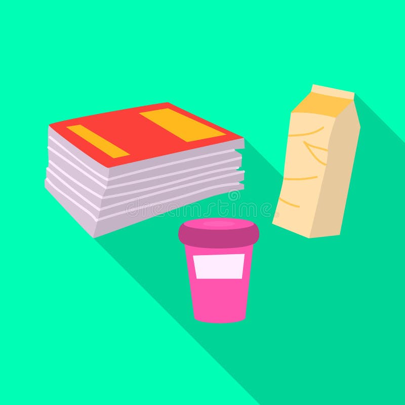 Vector Illustration of Paper and Processing Icon. Graphic of Paper and ...