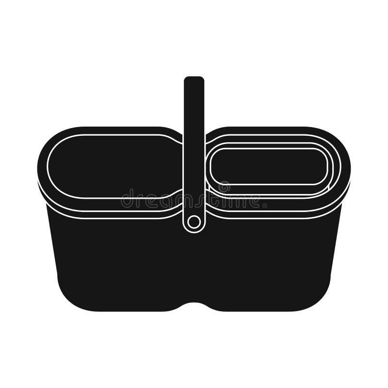 Isolated Object of Plastic and Bucket Icon. Collection of Plastic and ...