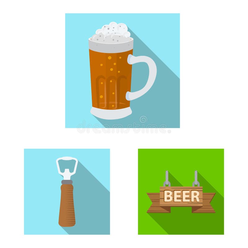 Isolated Object of Pub and Bar Icon. Set of Pub and Interior Stock ...