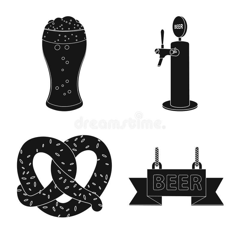 Isolated Object Of Pub And Bar Symbol. Collection Of Pub And Interior ...