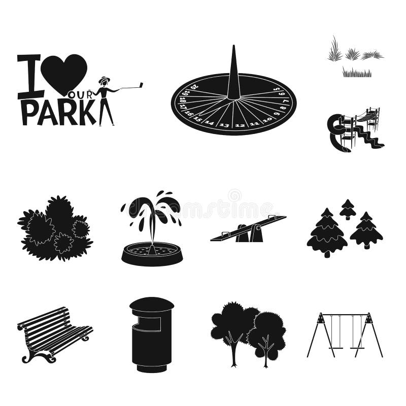 Isolated Object of Public and Relaxation Logo. Collection of Public and ...