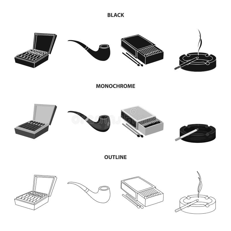 Vector Illustration of Refuse and Stop Symbol. Set of Refuse and Habit ...