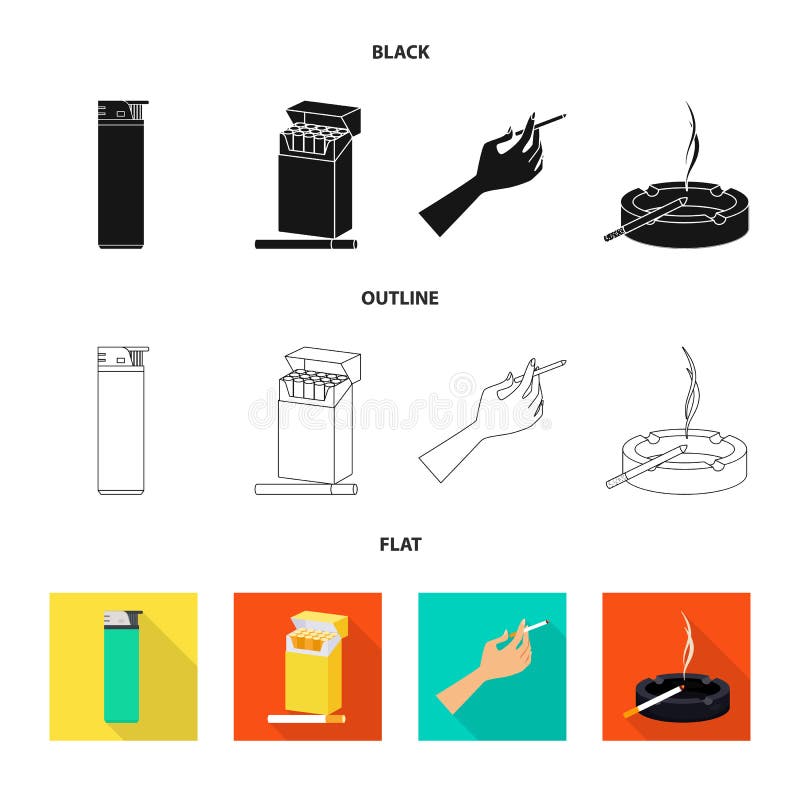 Isolated Object of Refuse and Stop Symbol. Collection of Refuse and ...