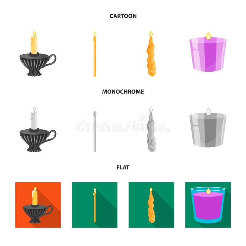 Vector Illustration of Relaxation and Flame Logo. Set of Relaxation and ...