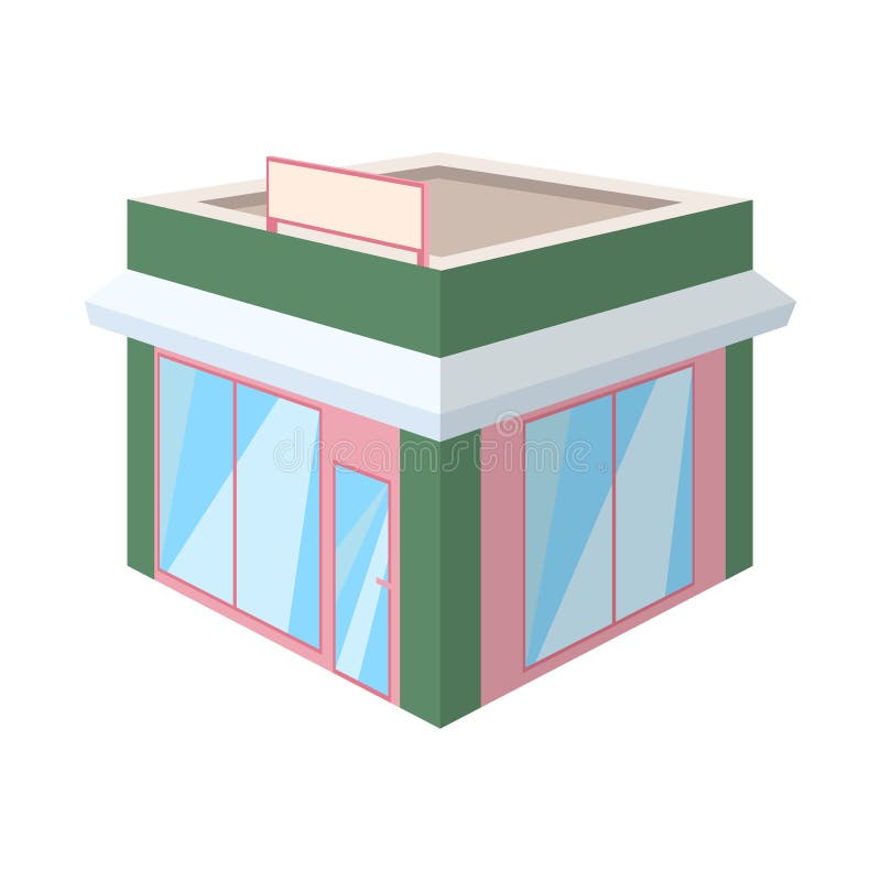 Isolated Object of Retail and Storefront Icon. Collection of Retail and ...