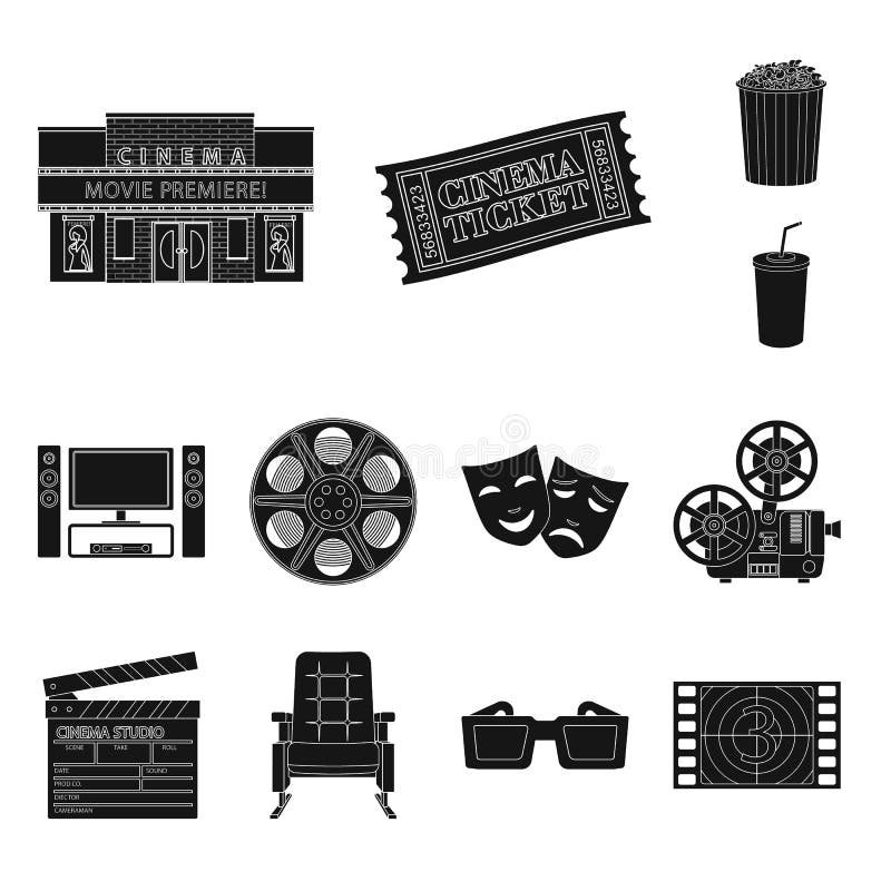 Vector Illustration of Session and Viewing Symbol. Set of Session and ...