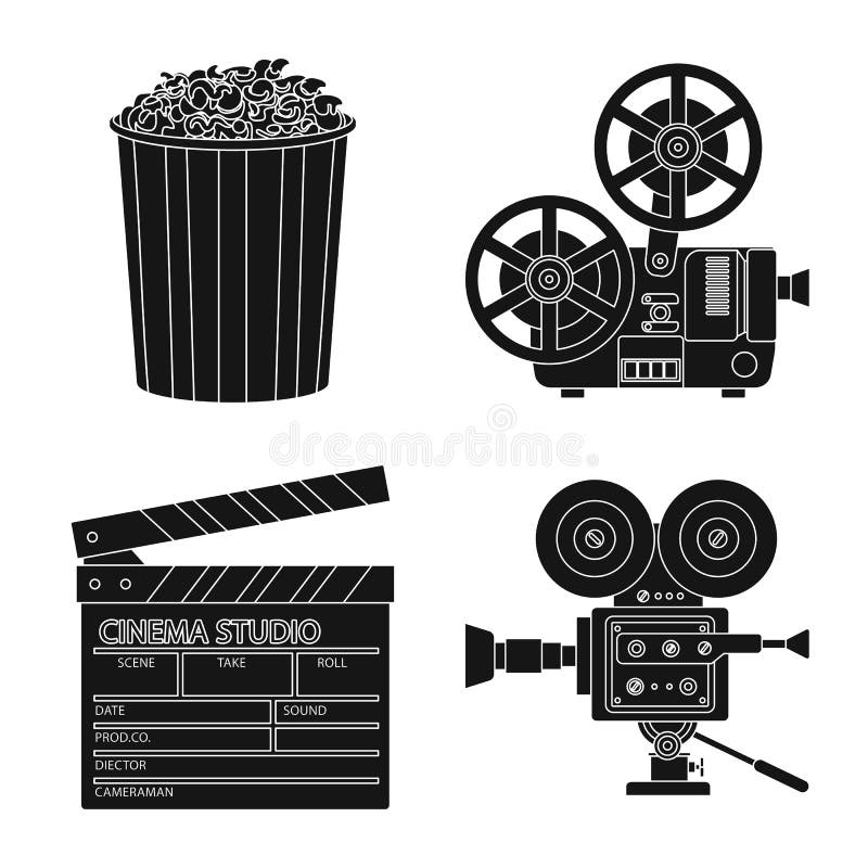 Vector Illustration of Session and Viewing Icon. Collection of Session ...