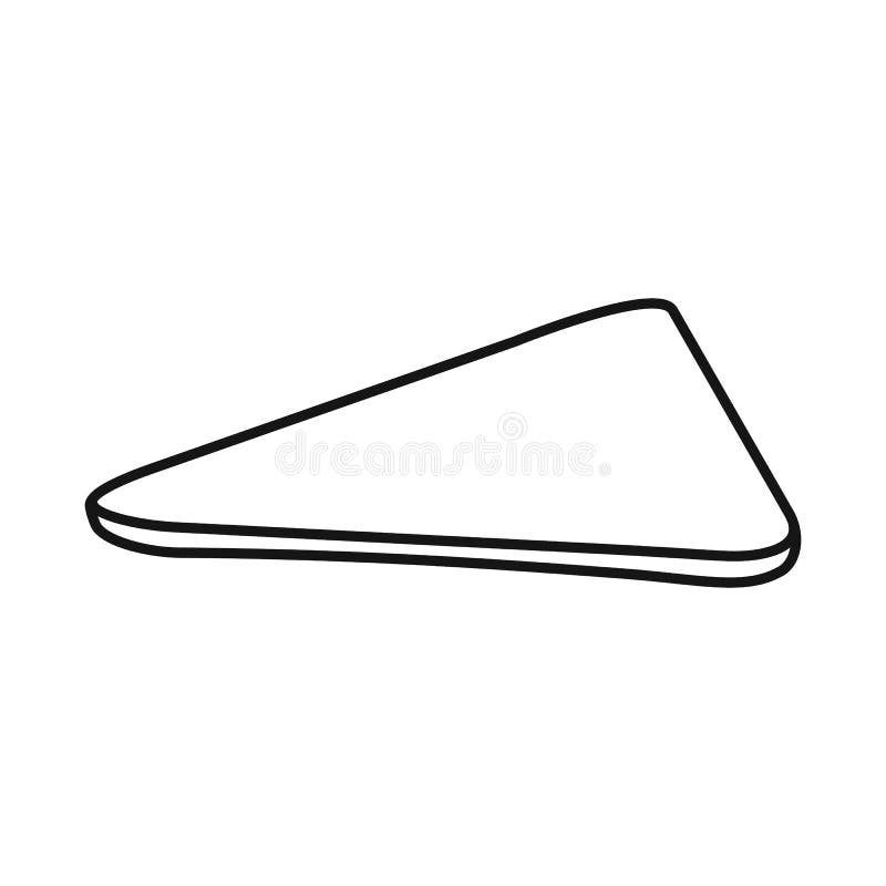 Isolated Object of Slice and Meat Icon. Graphic of Slice and Ham Stock ...