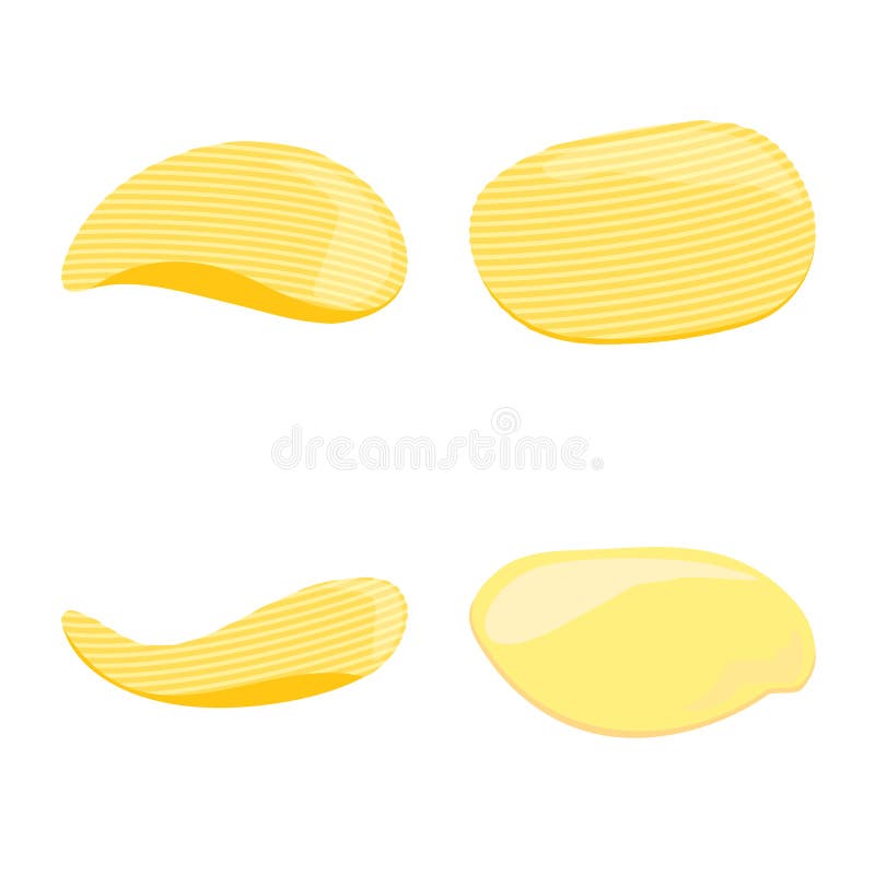 Isolated Object of Snack and Crispy Logo. Collection of Snack and ...