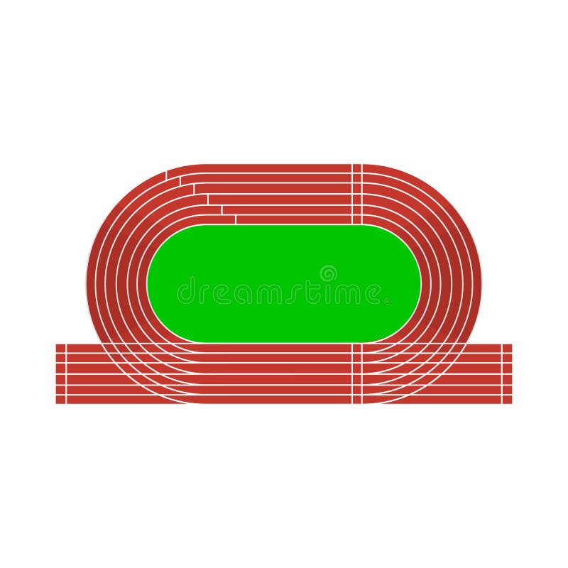 Running Track Oval Clipart