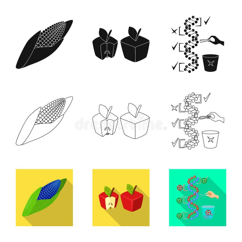 Isolated Object of Test and Synthetic Icon. Collection of Test and ...