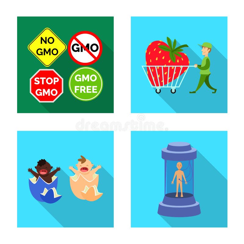 Isolated Object of Test and Synthetic Symbol. Set of Test and ...