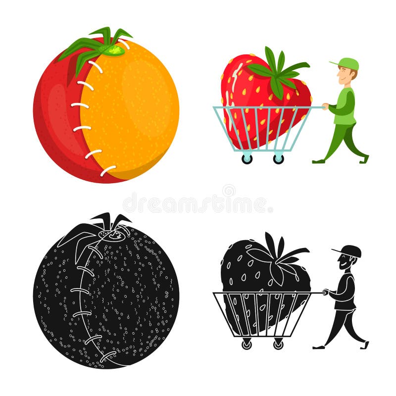 Isolated Object of Test and Synthetic Symbol. Set of Test and ...