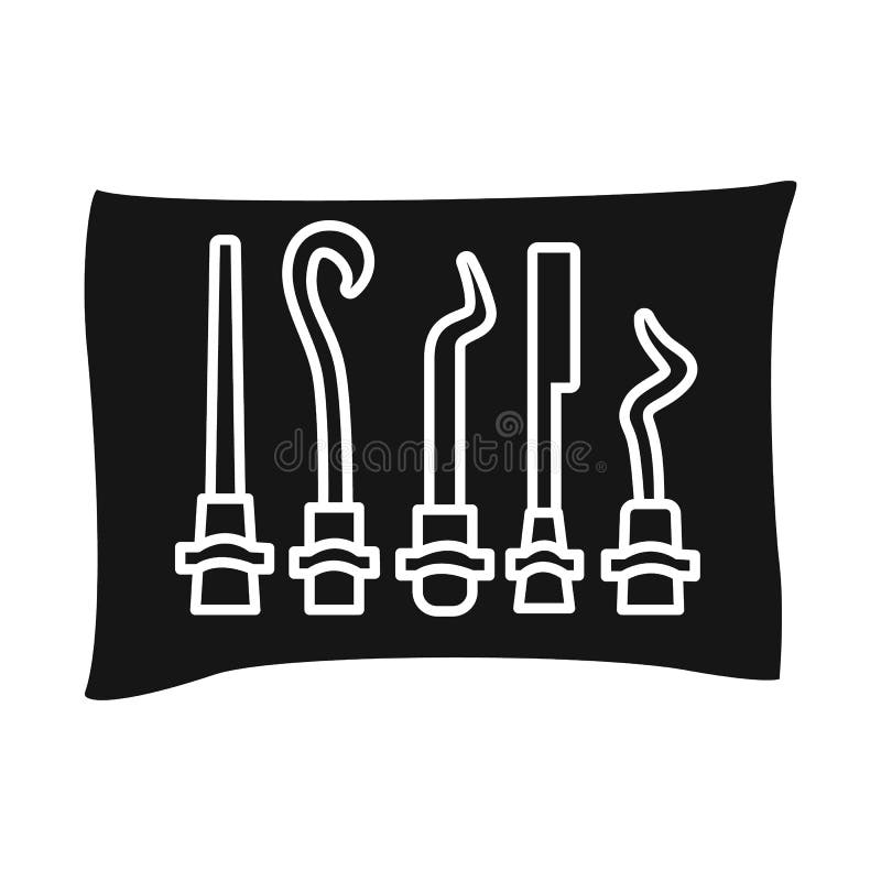 Isolated Object of Thief and Tools Symbol. Collection of Thief and ...