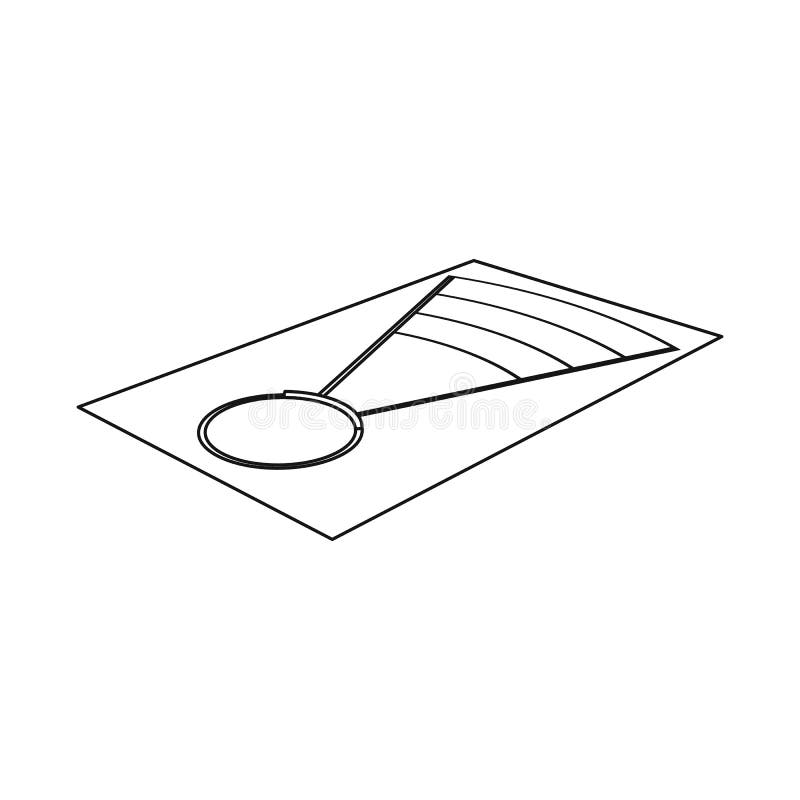 Isolated Object of Throwing and Ground Sign. Set of Throwing and ...