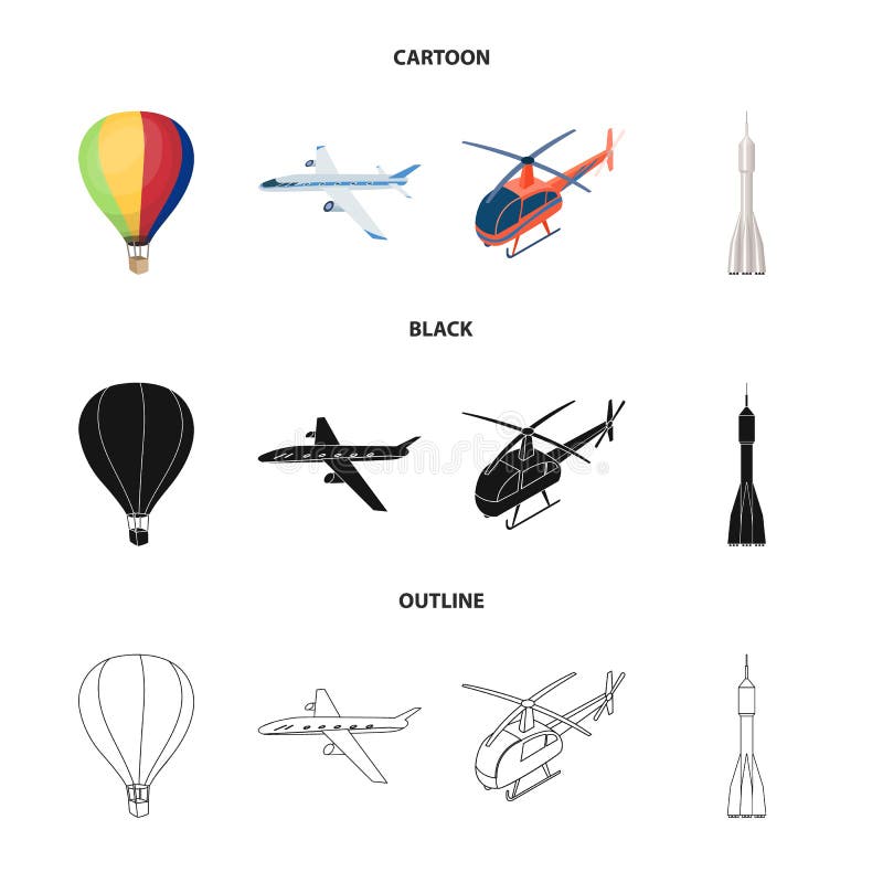 Isolated Object of Transport and Object Icon. Set of Transport and ...