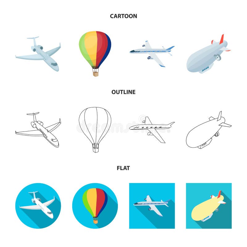 Isolated Object of Transport and Object Icon. Set of Transport and ...