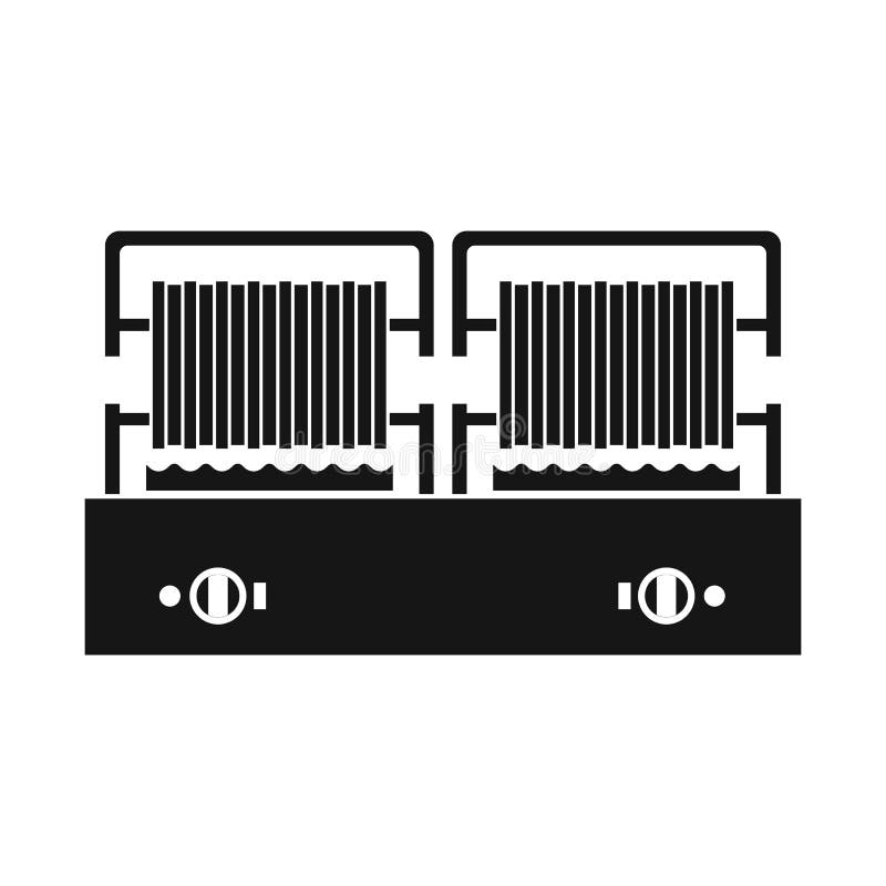 Isolated Object of Waffle and Maker Logo. Web Element of Waffle and ...