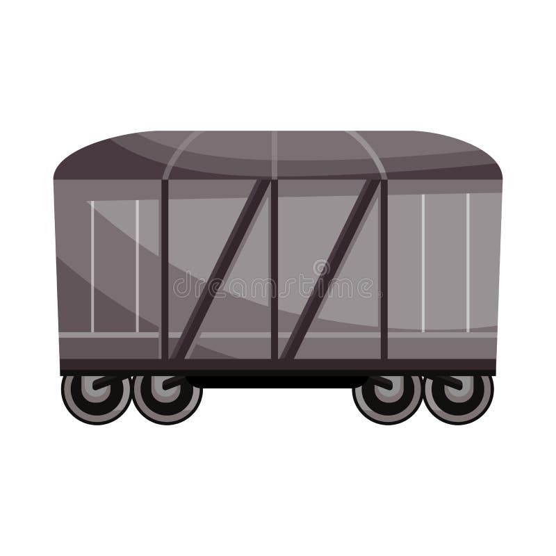 Boxcar icon, cartoon style stock vector. Illustration of cartoon - 84084590