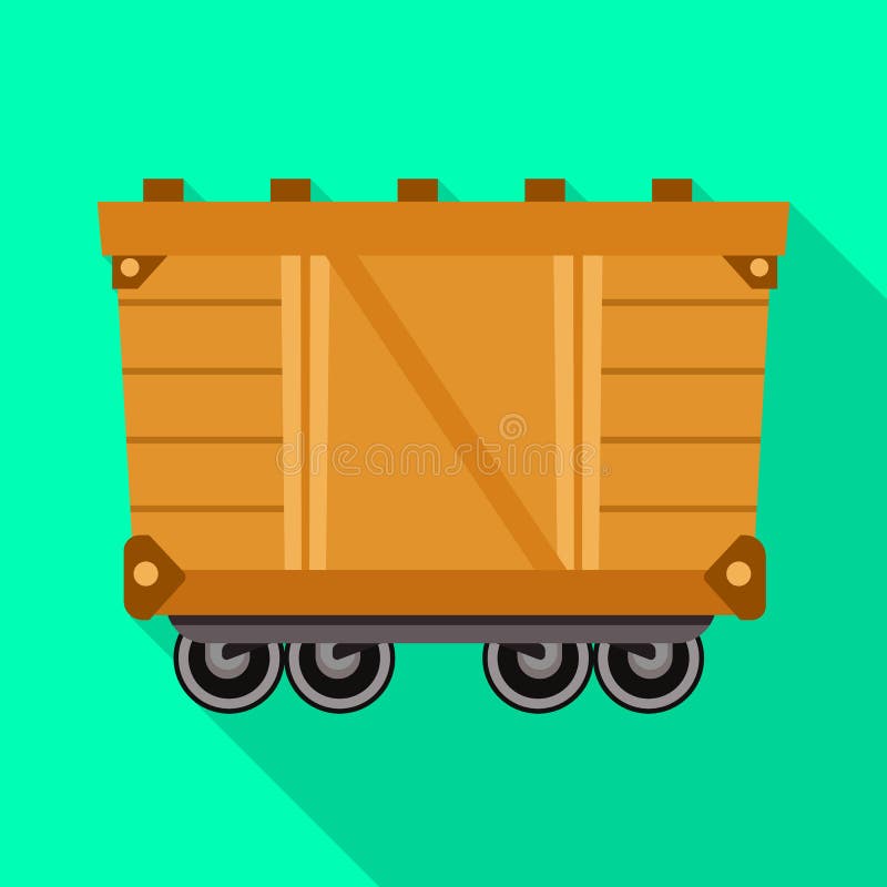 Boxcar icon, cartoon style stock vector. Illustration of cartoon - 84084590