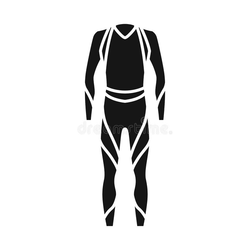 Isolated Object of Wetsuit and Diver Logo. Web Element of Wetsuit and ...