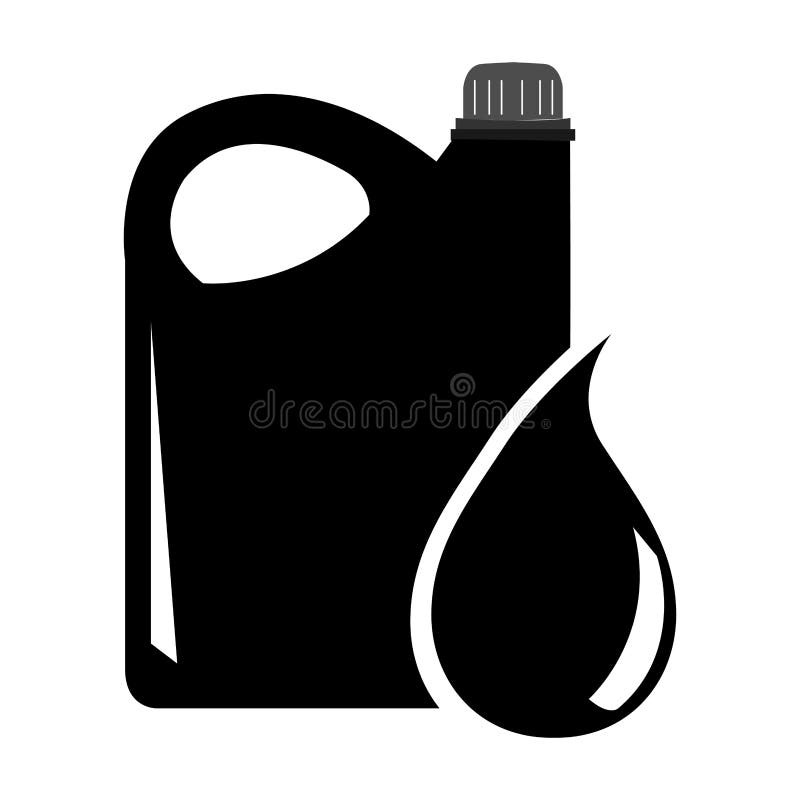Isolated oil gallon stock vector. Illustration of symbol - 88003131