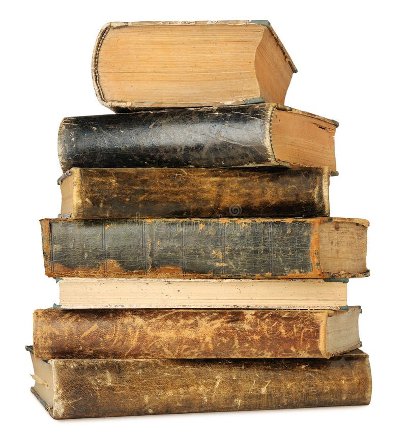 Isolated stack of books stock photo. Image of history - 168157838
