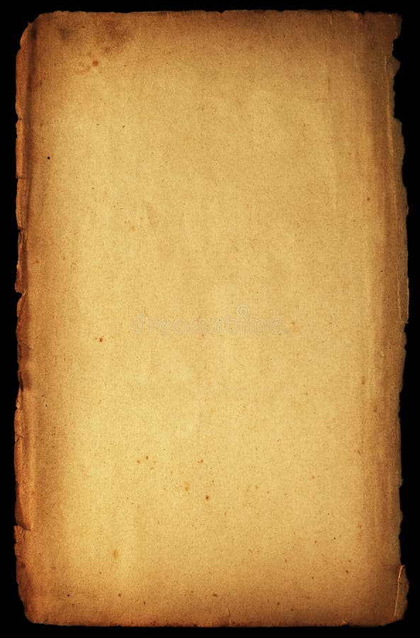 Isolated Old-fashioned Paper Stock Image - Image: 4130151