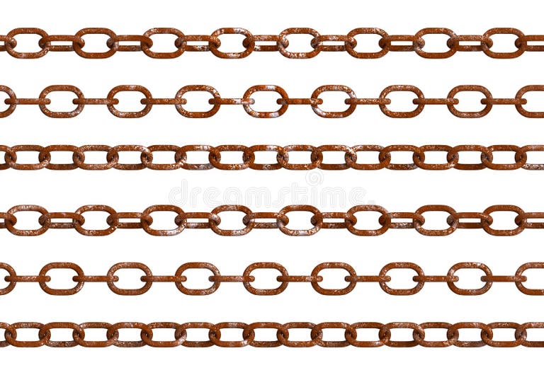 Old rust chain isolated stock image. Illustration of connect - 55051323