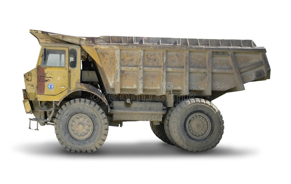 Isolated old yellow skip stock image. Image of mining - 35214419