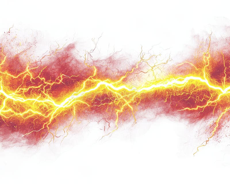 Yellow Lightning Transparent Background