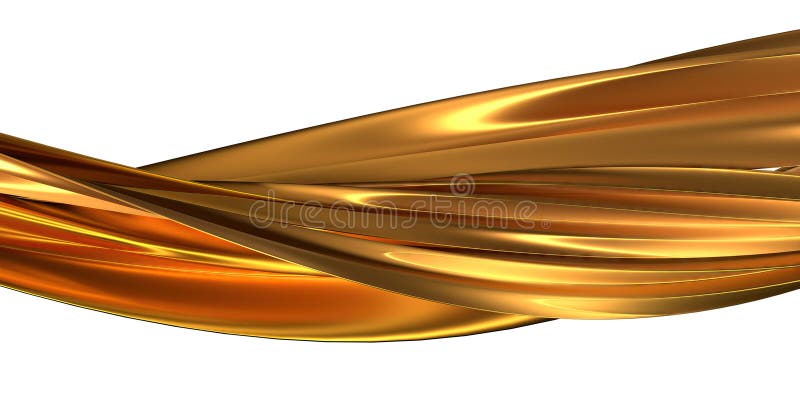 Isolated Organic and Dynamic Curvy Line Abstract Dramatic Modern Luxury ...