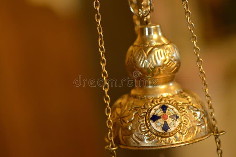 Isolated orthodox censer stock photo. Image of religious - 53295730